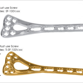 Safety Lock Proximal Radius Plate For Radial Head Rim 2.4mm | Ali Surgical